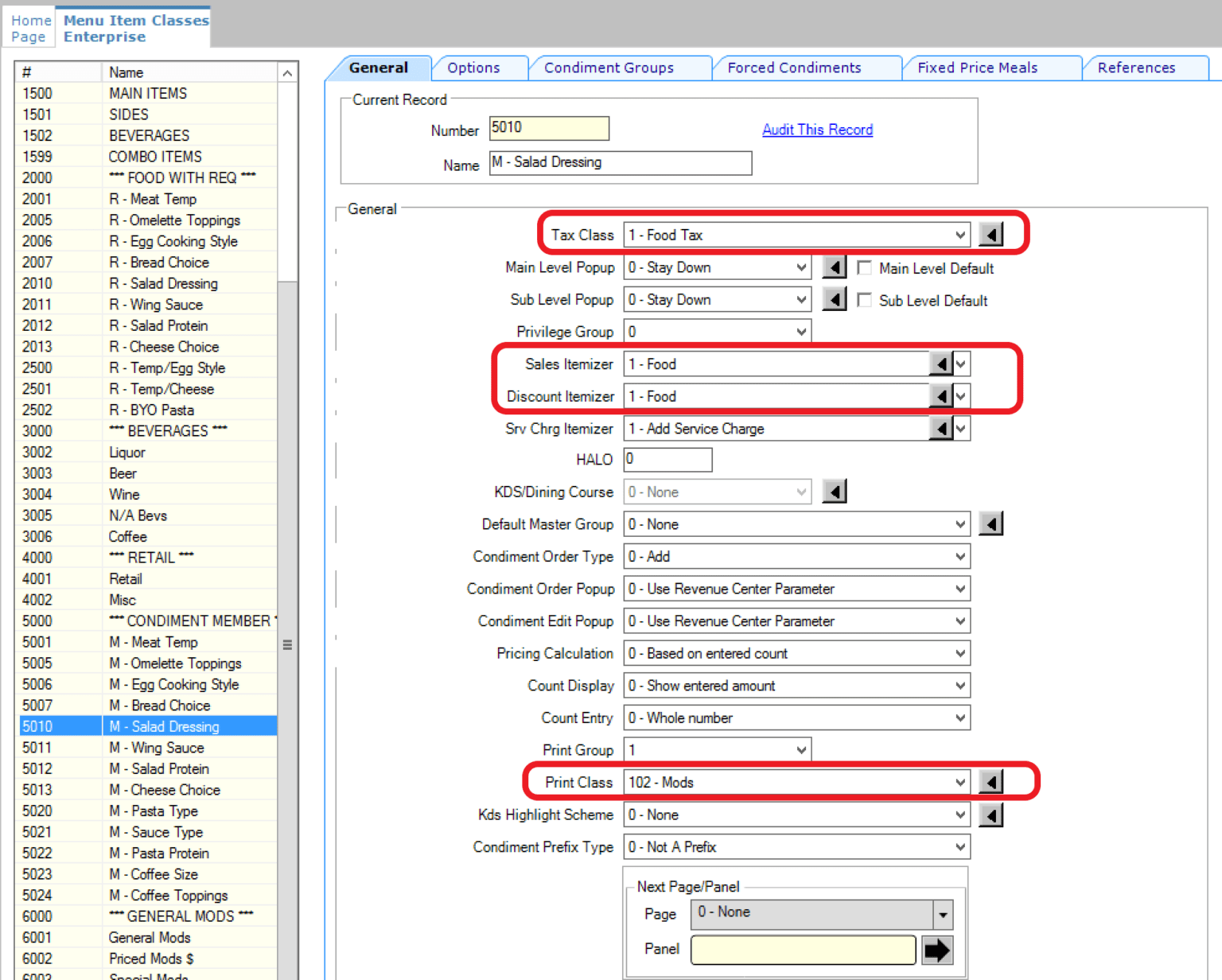 How to program condiments in Micros Simphony 2026 - SimSupport